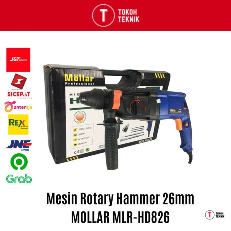 Promo Mesin Rotary Hammer 26mm Bor Bobok Beton Besi Sds Plus Diskon 23% Di Seller Kulee Store ...