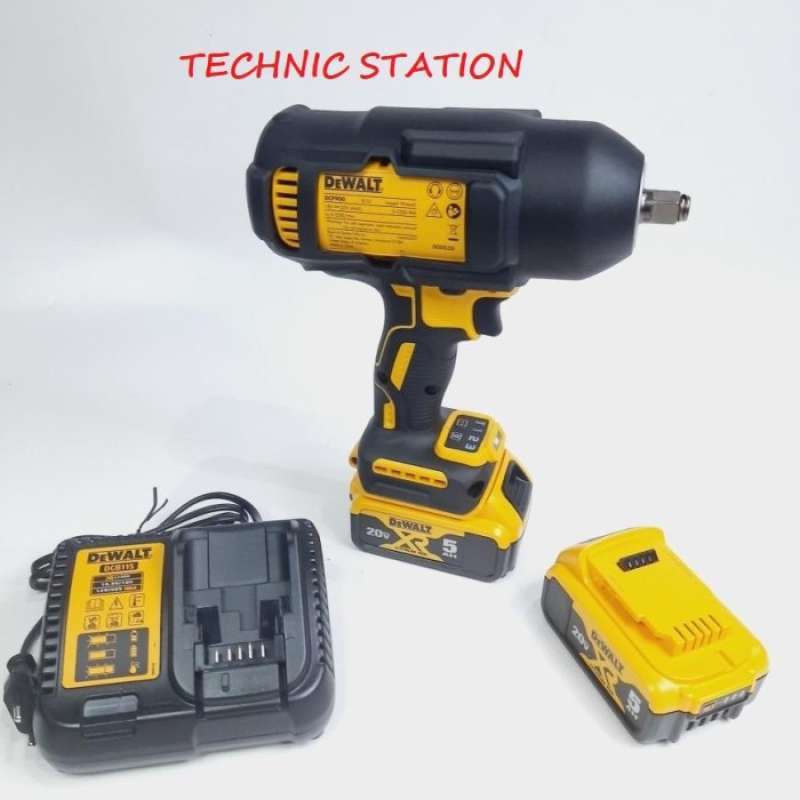 Promo Dcf 900 Impact Wrench 1/2 Brushless Cordless 20v 5.0 Ah Dcf900 ...