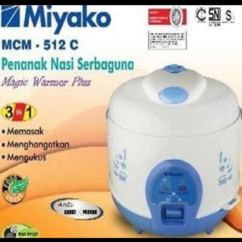 Promo Magic Com. Rice Cooker Miyako Mcm512. 1.2 Liter Diskon 23% Di ...