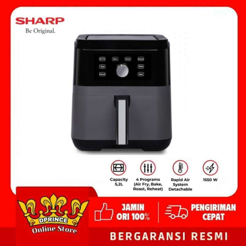 Promo Sharp Air Fryer Kf-dp52bk Rapid Air System Diskon 23% Di Seller ...
