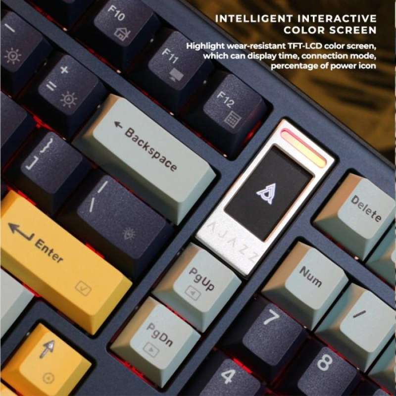 Promo Ajazz Ac100 Max 96% Keyboard Gaming Mechanical Three-mode Layout ...