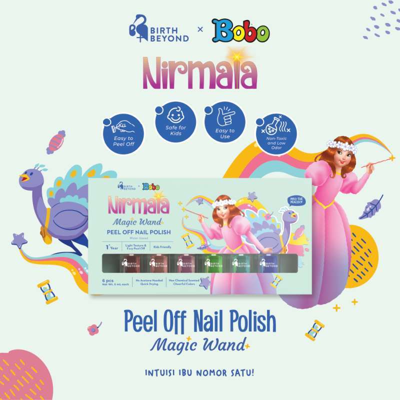 Promo Birth Beyond X Bobo - Peel Off Nail Polish Nirmala Magic Wand ...