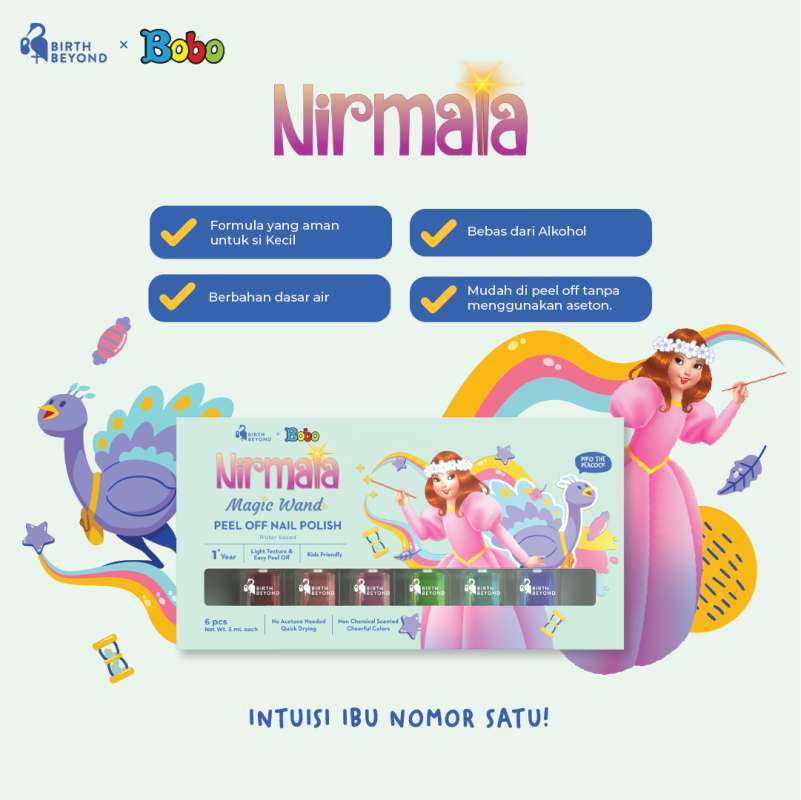 Promo Birth Beyond X Bobo - Peel Off Nail Polish Nirmala Magic Wand ...