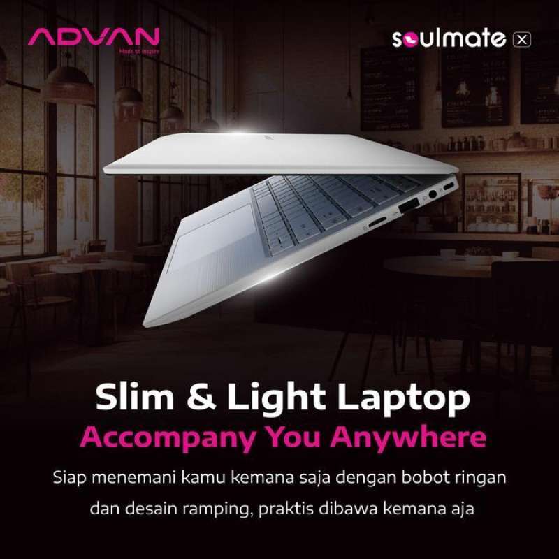 Jual Laptop Advan Soulmate X RAM 8/128gb + 4/128gb Notebook Amd Windows ...