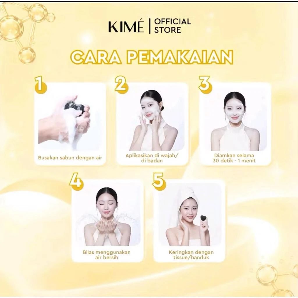 Promo Kime Jeju Brightening Soap Sabun Batang Pemutih Badan & Wajah ...