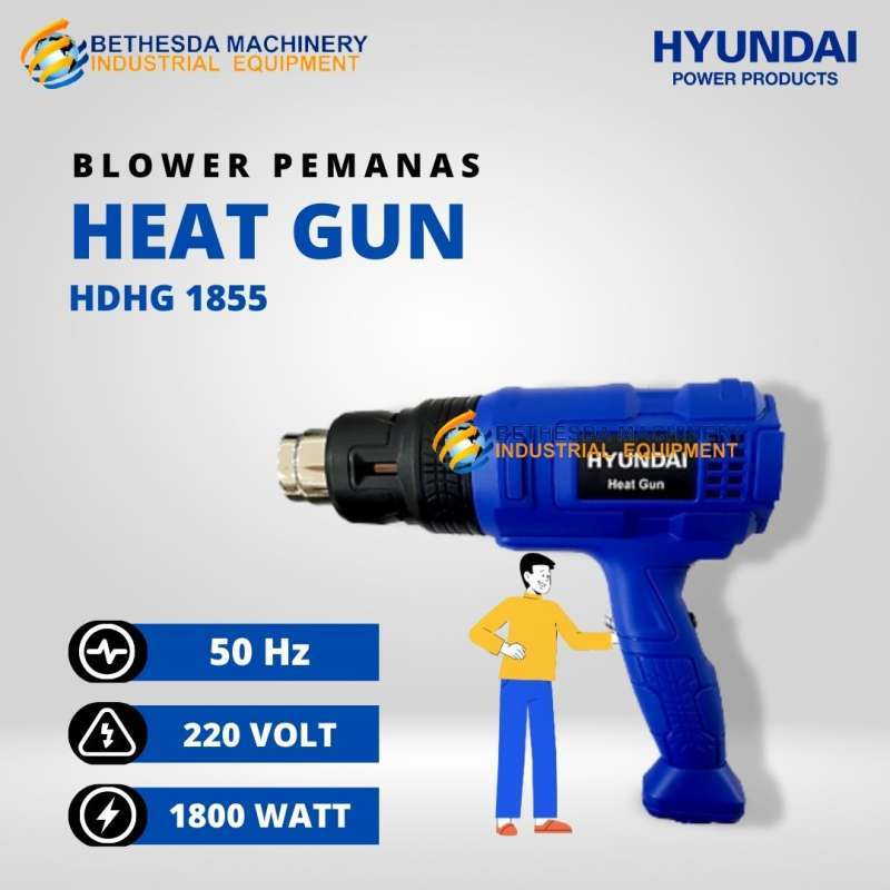 Jual Hyundai Heat Gun 1800 Watt Hot Gun Hot Air Gun Pistol Pemanas HDHG ...