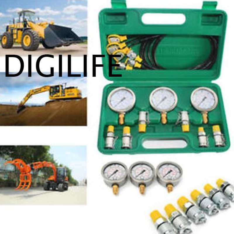 Jual Excavator Hydraulic Pressure Test Kit Xztk60 Gauge Tester Xztk-60 ...
