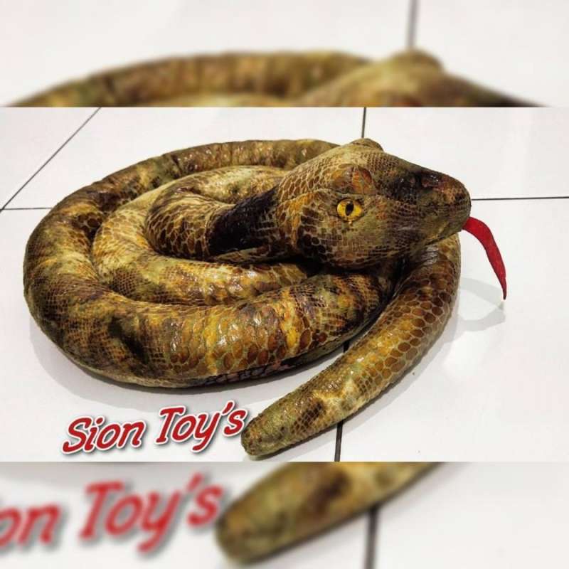 Jual Boneka Hewan Ular Rattle (rattle Snake Stuffed Animal) Di Seller ...