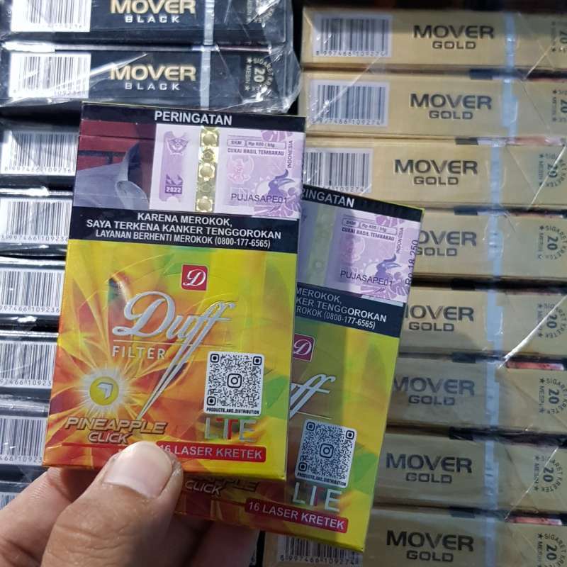Jual Rokok Duff Click Pineapple - 16 Batang Filter Di Seller Dirgantara ...