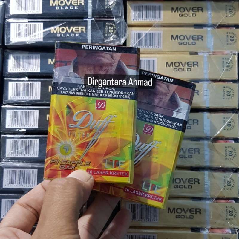 Jual Rokok Duff Click Pineapple - 16 Batang Filter Di Seller Dirgantara ...