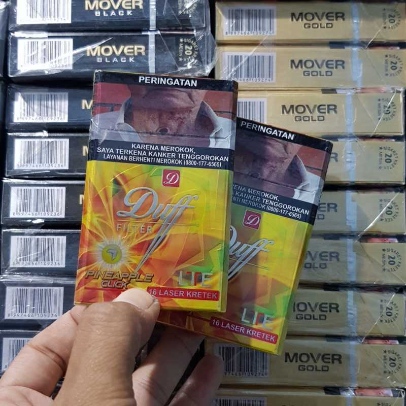 Jual Rokok Duff Click Pineapple - 16 Batang Filter Di Seller Dirgantara ...