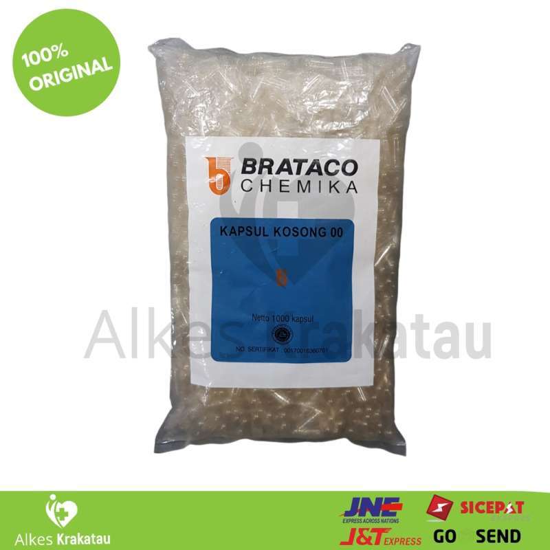 Jual Kapsul Kosong ukuran 00 Brataco Chemika / Capsule Obat di Seller ...