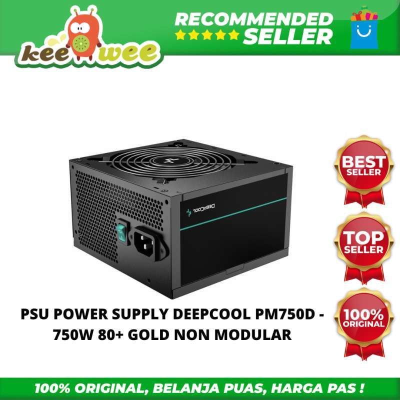 Jual PSU POWER SUPPLY DEEPCOOL PM750D - 750W 80+ GOLD NON MODULAR di ...