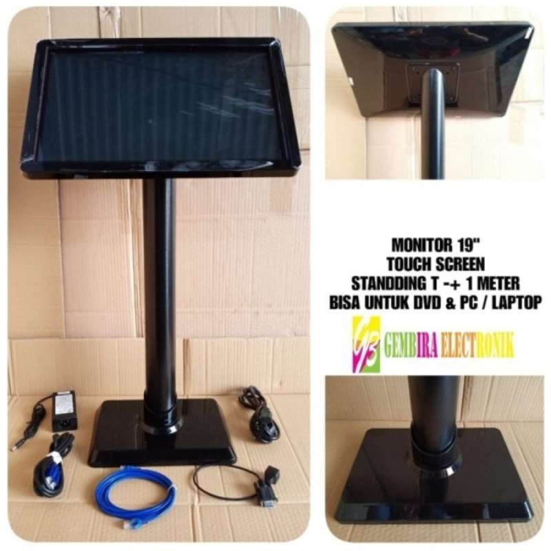 Promo MONITOR KARAOKE LED 19 INCH TOUCHSCREEN TOUCH SCREEN LAYAR SENTUH ...