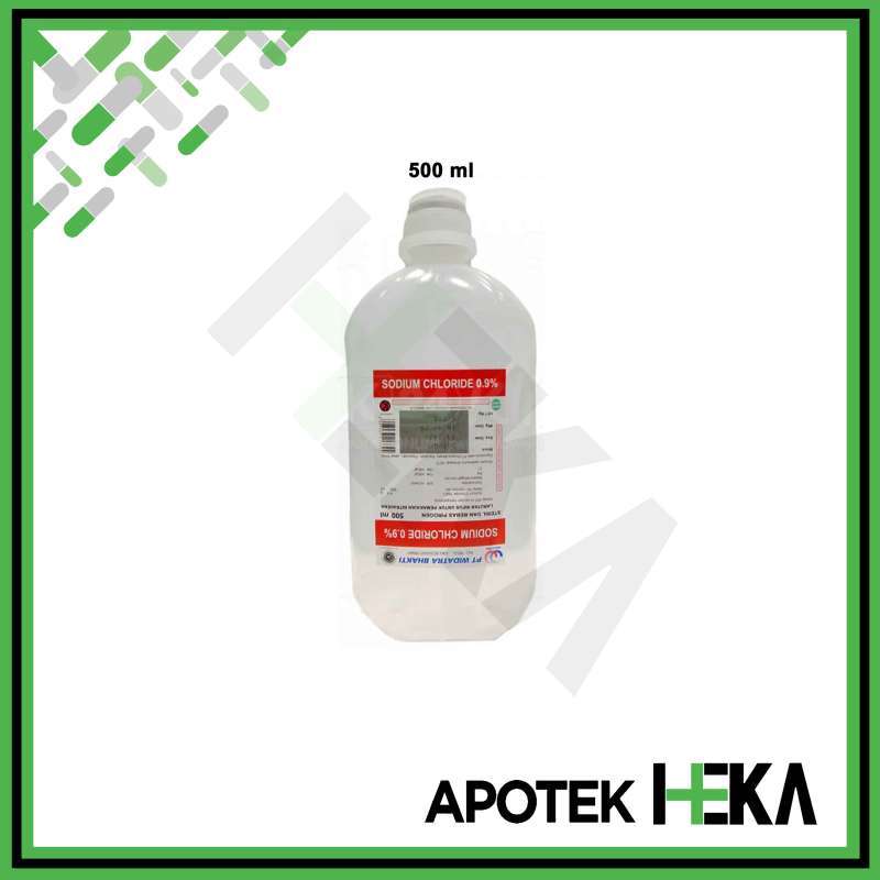 Jual Sodium Chloride 0.9% 100 Ml / 500 Ml - Cairan Nacl Isotonik Di Seller Apotek Heka Bandung ...