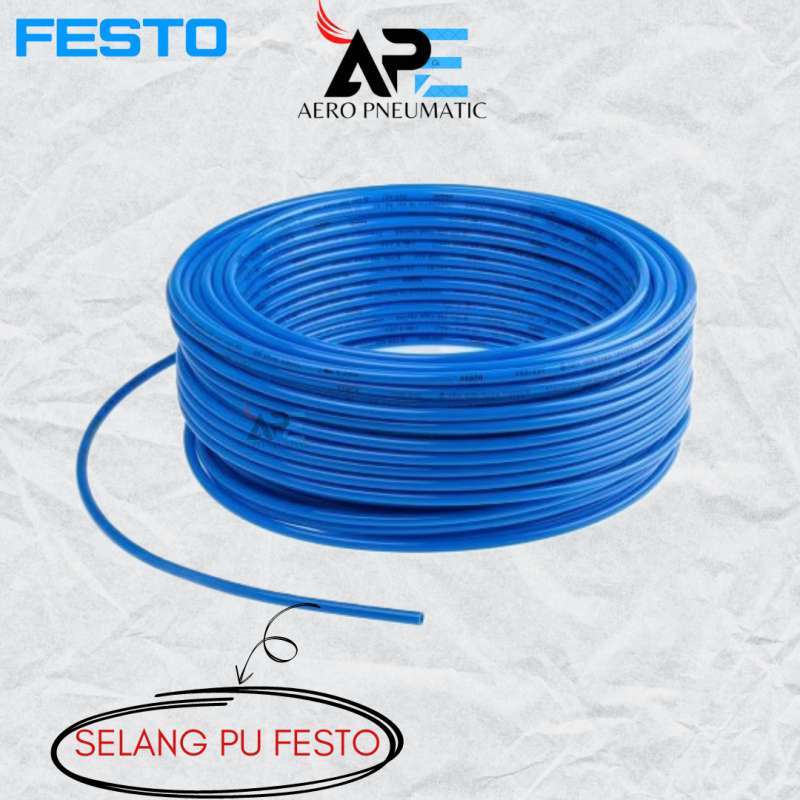 Jual Selang Pu 10mm / Hose Polyurethane Festo Pun-h-10x1.5 Blue Meteran Di Seller Aero Pneumatic ...