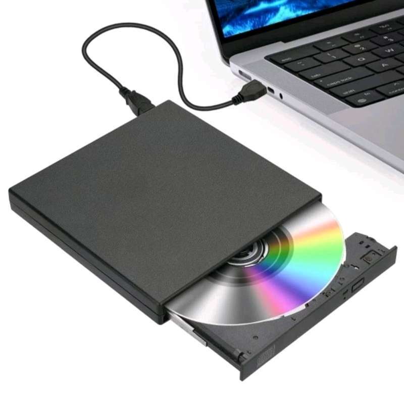 Jual USB CDROM External Slim Optical Drive for PC and Laptop di Seller ...