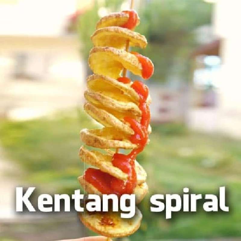 Jual Mesin pisau ulir kubus kentang spiral super murah di Seller ...