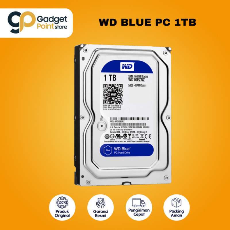 Jual WD Blue PC 1TB 3.5 HDD/ HD/ Hardisk/ Harddisk Internal - Garansi 2Th di Seller Gadget Point ...