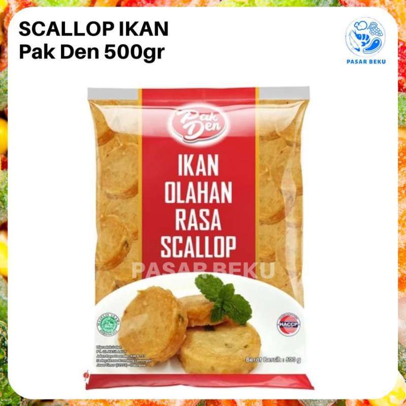 Jual Scallop Rasa Ikan Olahan Pak Den 500gr Seafood Kerang Padang di ...