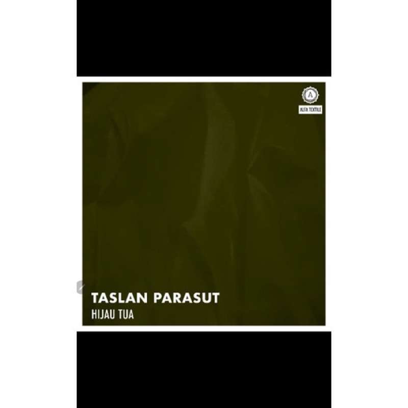 Jual Bahan Kain Taslan Parasut 5 Warna - Lebar 150 Cm Hijau Tua di ...