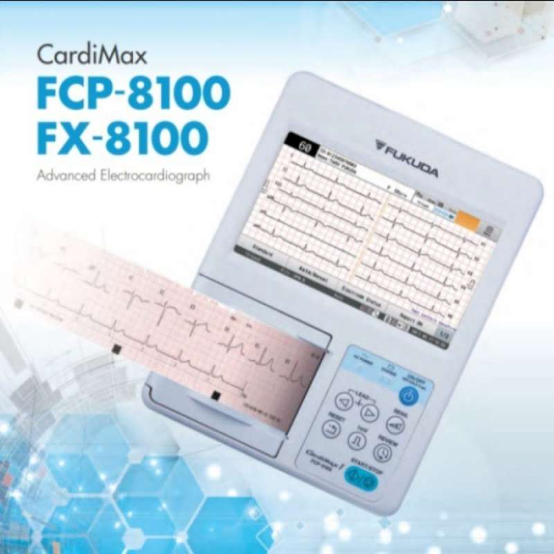 Promo ECG 3 Channel Fukuda Cardiomax FX 8100 / EKG 3 Channel Fukuda FX ...
