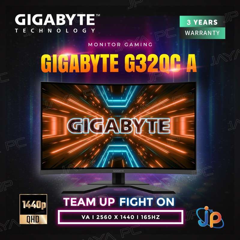 Promo Monitor Gigabyte LED G32QC A/ G32QC A-EK - Curved QHD 32 Inch ...