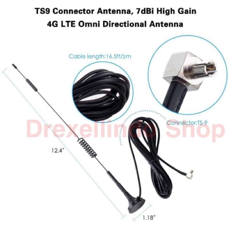Jual Antena Ts9 Spiral Magnet 4g 5m Di Seller Drexellindo Shop ...