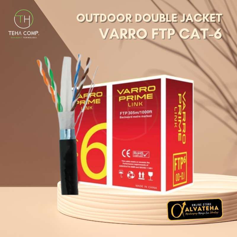 Jual Kabel Ftp Cat Cat Jaringan Utp Lan Rj Outdoor Double Jacket Meter Ftp Cat Double Di