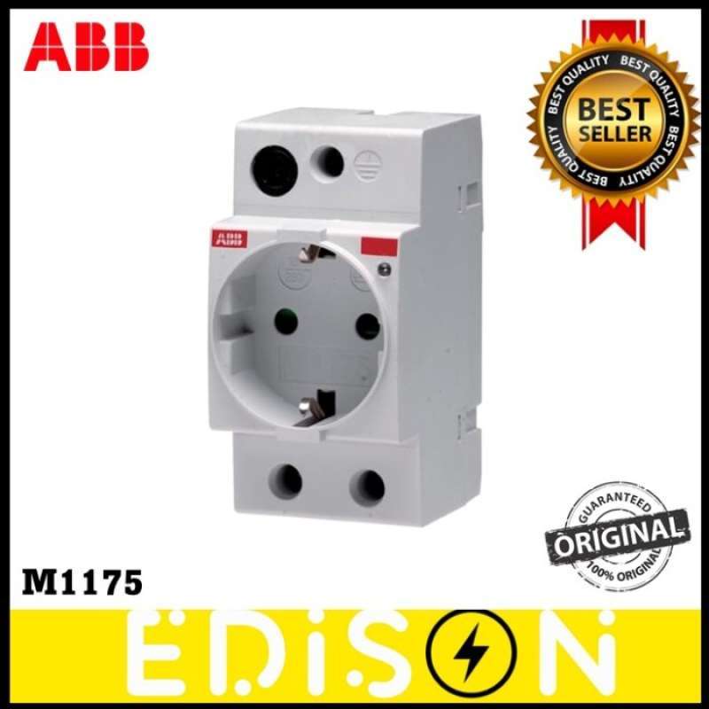 Promo Abb Stop Kontak Din Rail Panel Socket Outlet M1175 ...