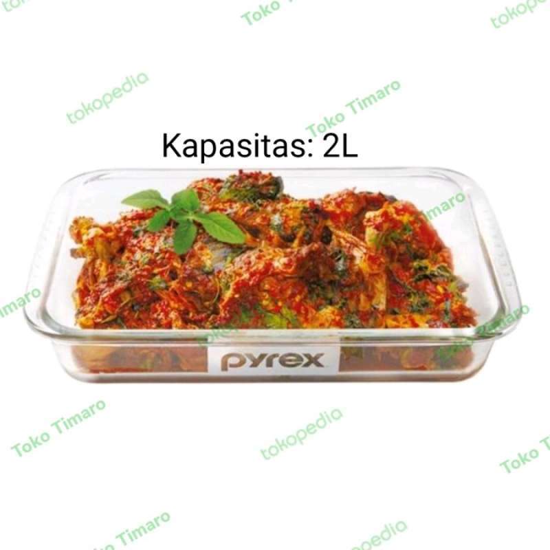 Promo Pyrex Roaste Oblong Dish 2L Diskon 23% di Seller Indah Kitchen ...