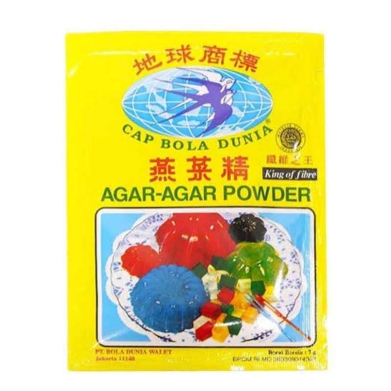 Jual Agar Agar Swallow Globe Merah Putih Hijau Coklat 7 Gr Di Seller ...