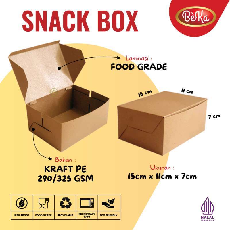 Jual PL05 Packaging Box Kemasan Snack Kemasan Dus Fried Chicken di ...