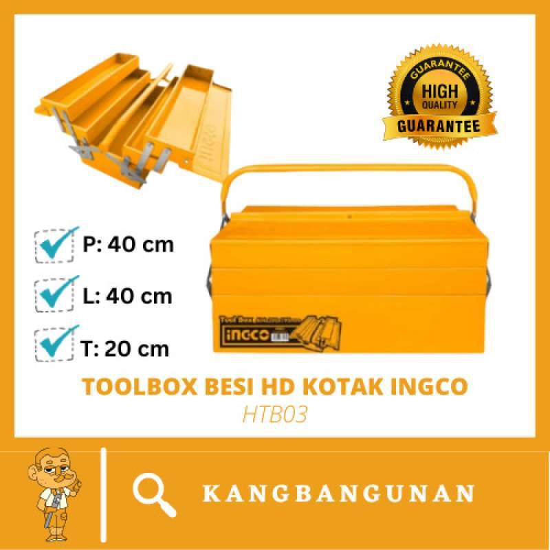 Promo TOOLBOX BESI HD KOTAK PERKAKAS 3 TINGKAT TOOL SET TOOL BOX INGCO ...