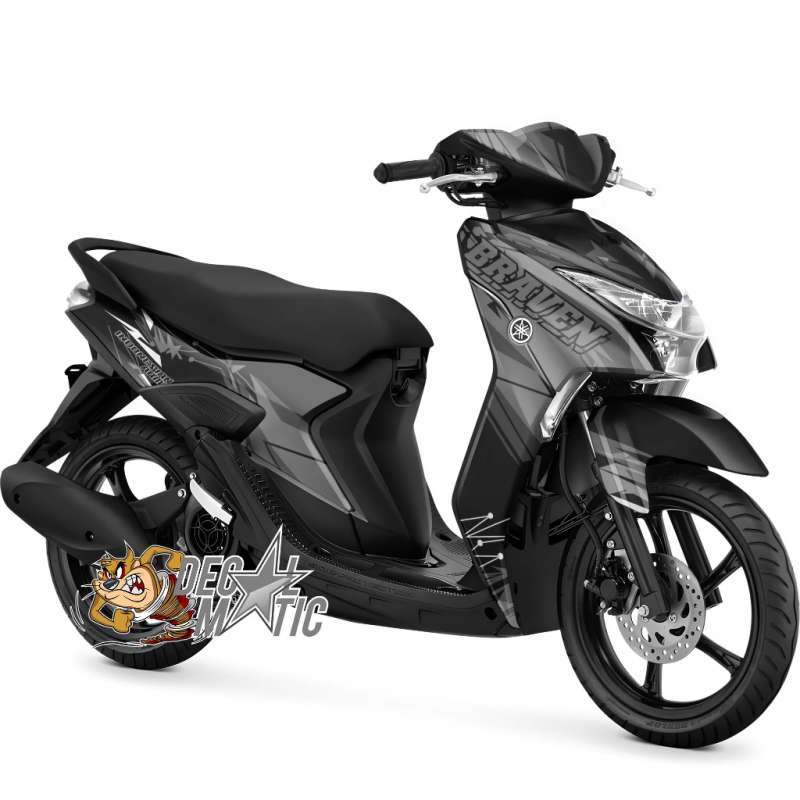 Jual Stiker Full body Decal Motor Yamaha Mio Gear 125 Grafis Abu2 ...