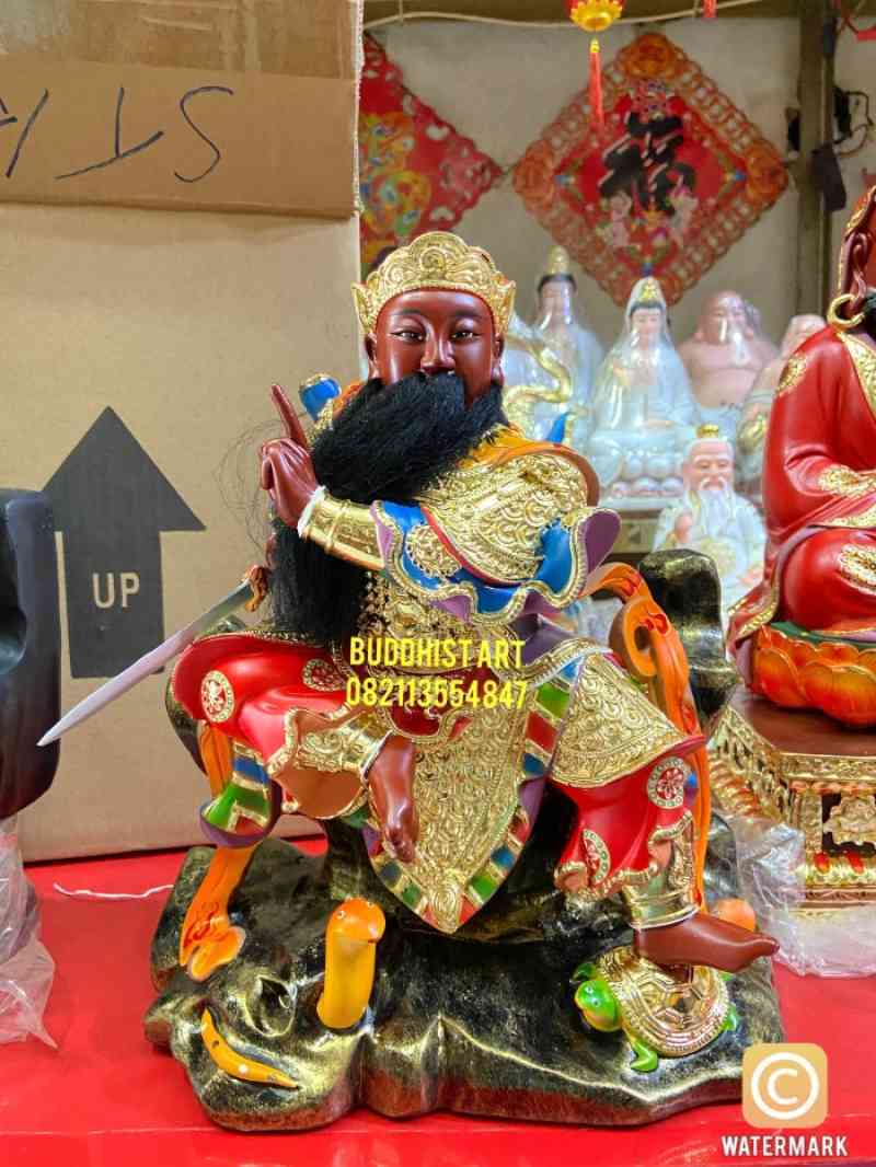 Promo Patung dewa siong te kong hian tian sang ti 12 inch fiber Diskon ...