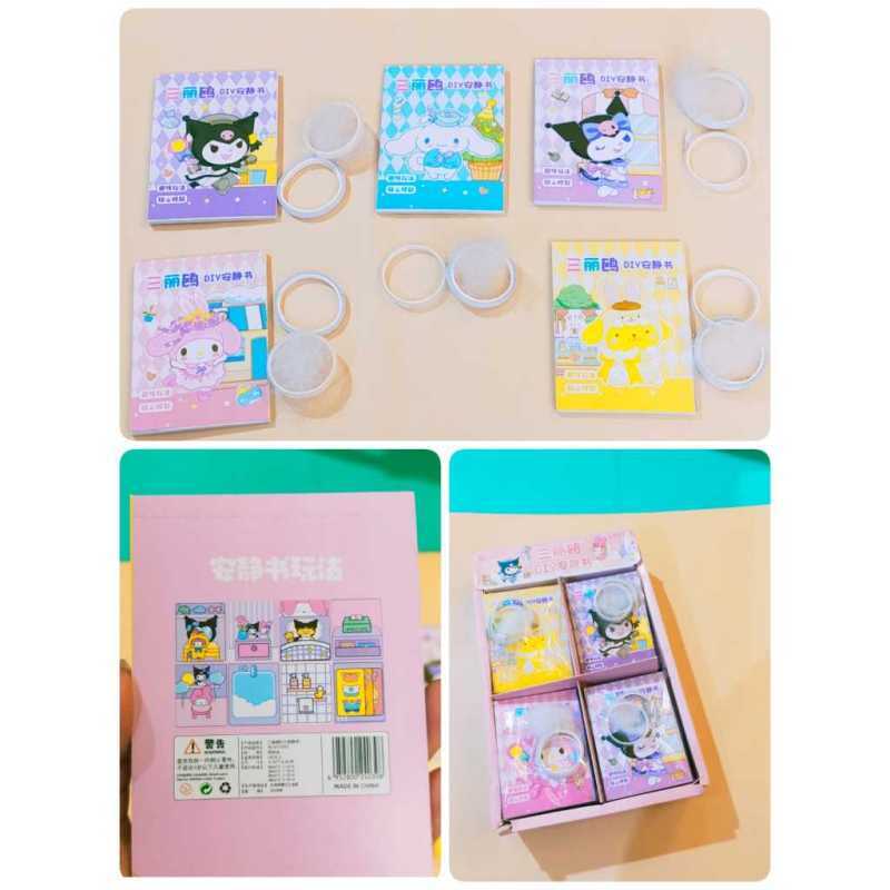 Jual Mainan Edukasi Quiet Book DIY Toys Sanrio Cubit Boneka Kertas ...