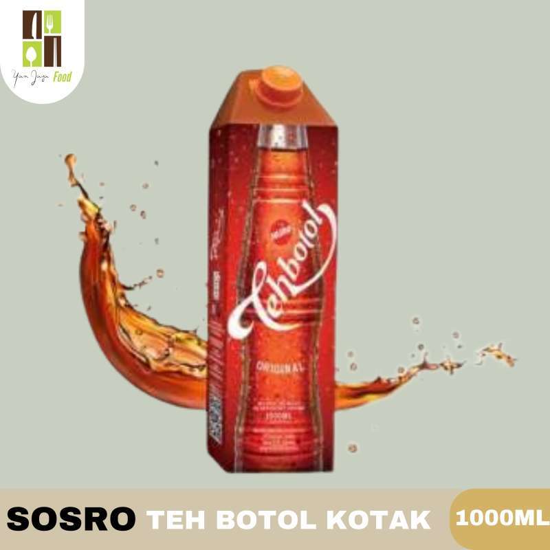 Jual Teh Botol Sosro / Teh Botol Original / Kemasan Kotak 1 Liter 1 KARTON [ 12 PCS ] di Seller ...