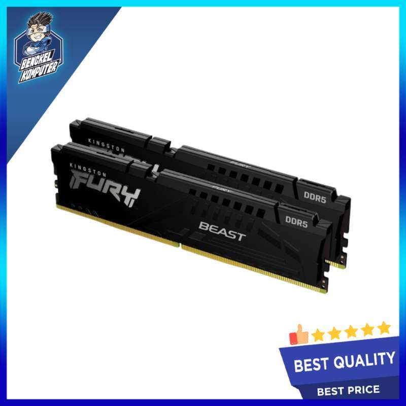 Jual Ram Longdimm/pc Kingston Fury Beast 16gb (8gbx2) Ddr5 5200mhz Di Seller Bengkelkomputerptk ...