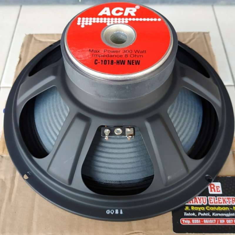 Promo Speaker Acr 10 Inch 1018 Hw Fullrange Diskon 10% Di Seller Rahayu ...