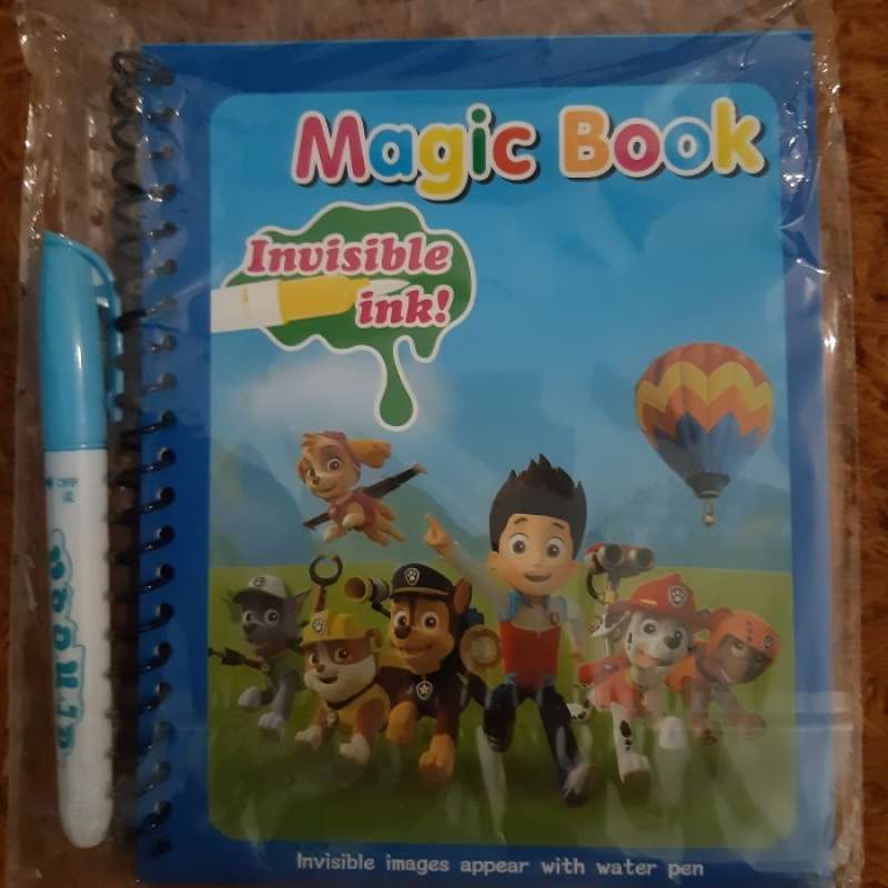 Jual Magic Water Book / Buku Gambar Ajaib Anak / Buku Mewarnai - Bolang ...