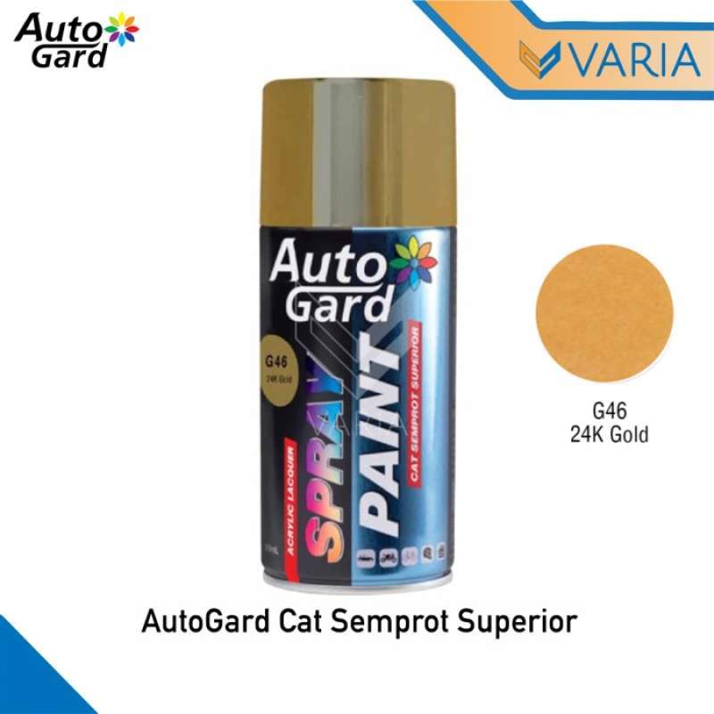 Jual AutoGard Spray Paint 300 ml G46 24K Gold Cat Semprot Akrilik ...