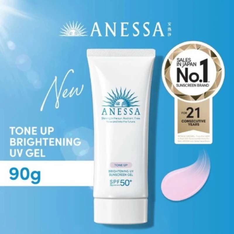 Promo Anessa Brightening Uv Sunscreen Gel 90 Gr Spf 50 Pa++++ Sunblo Diskon 23% Di Seller ...