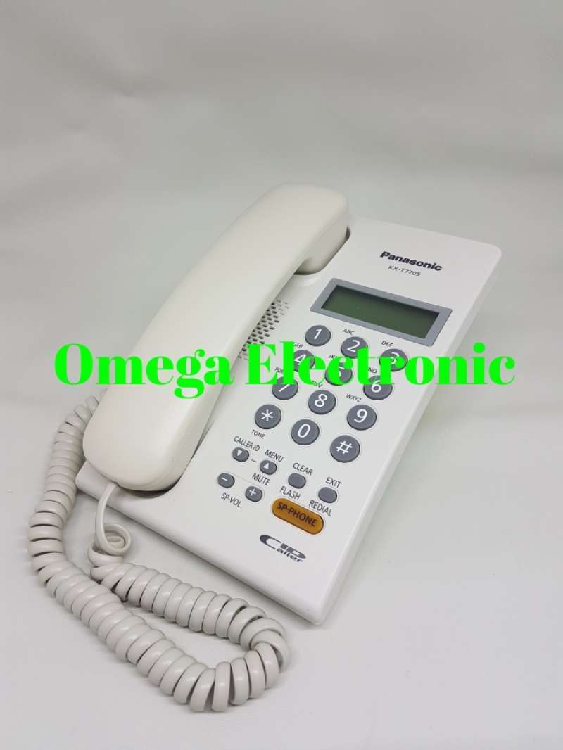 Promo Panasonic KX-T7705 - Telepon Rumah Kantor Single Line Telpon ...