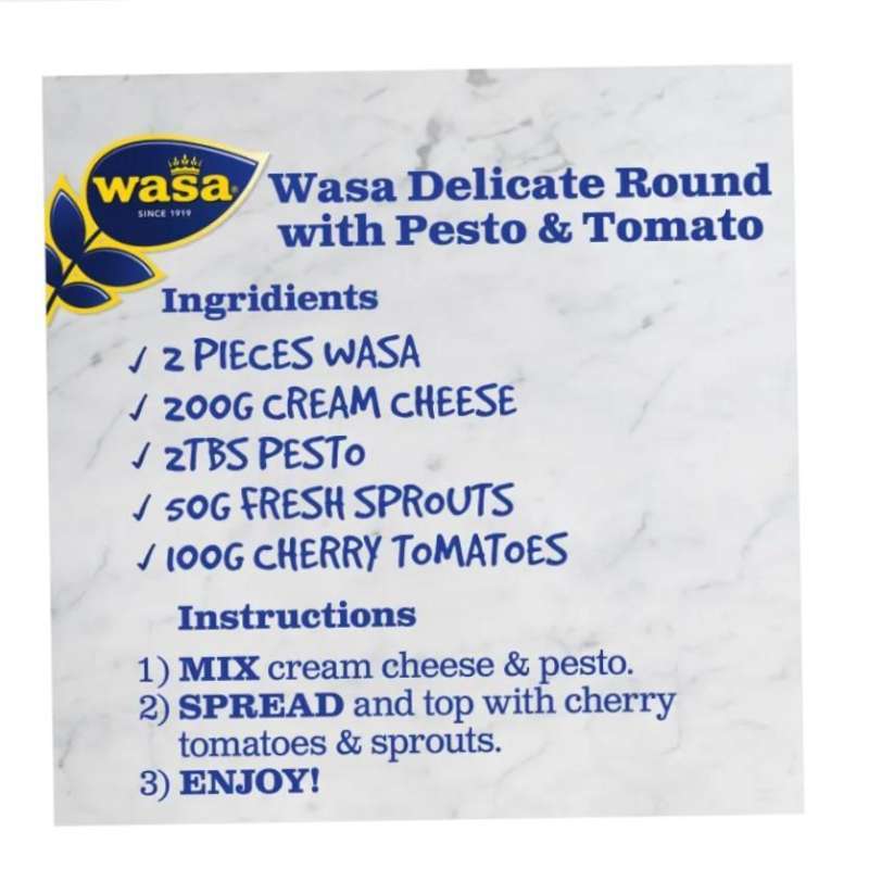 Promo Wasa French Herbs Tasty Round Crackers (205g) Diskon 3% di Seller ...