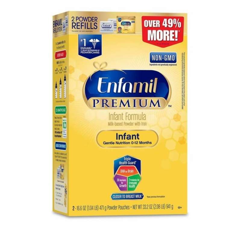 Jual Enfamil PREMIUM Non-GMO Infant Formula - Powder Refill Box, 33.2 ...