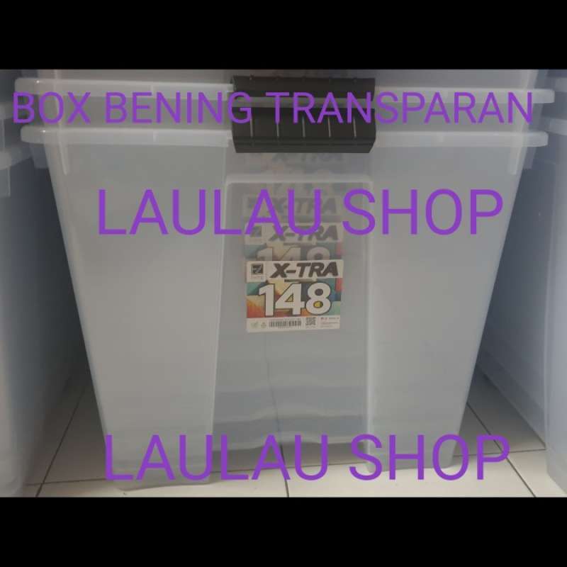 Promo Storage Box Container CB 138 Liter EZY Bening Kontainer Mega ...