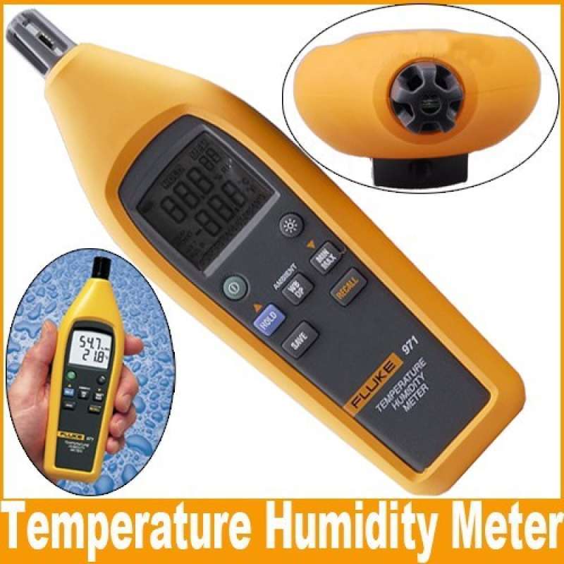 Promo Fluke 971 Temperature Humidity Meter Alat Ukur Kelembaban Suhu ...