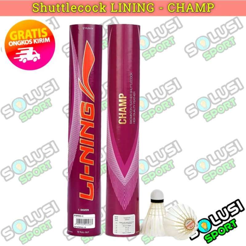 Jual Shuttlecock Lining Champ Kock Kok Bulutangkis Badminton Original ...