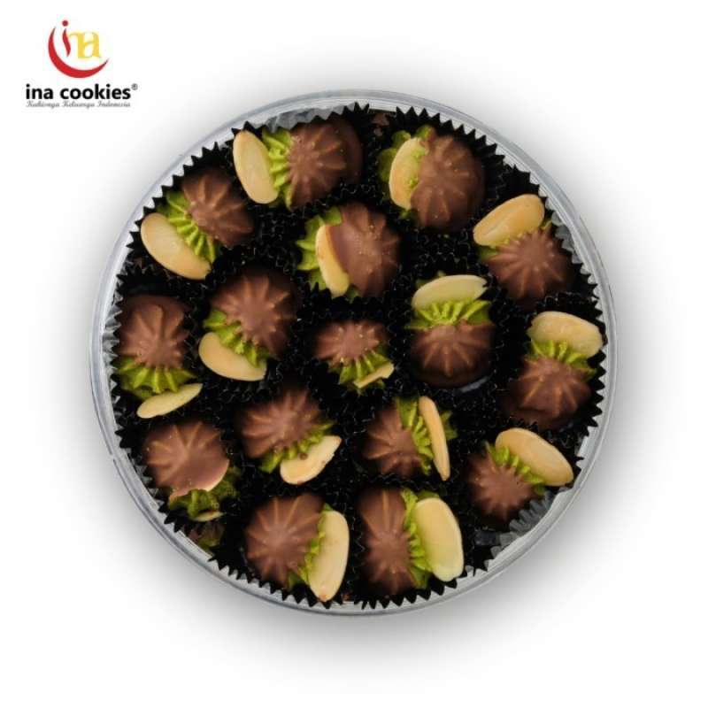 Jual INA COOKIES ORIGINAL 100% - Premium Almond Green Tea Toples ...